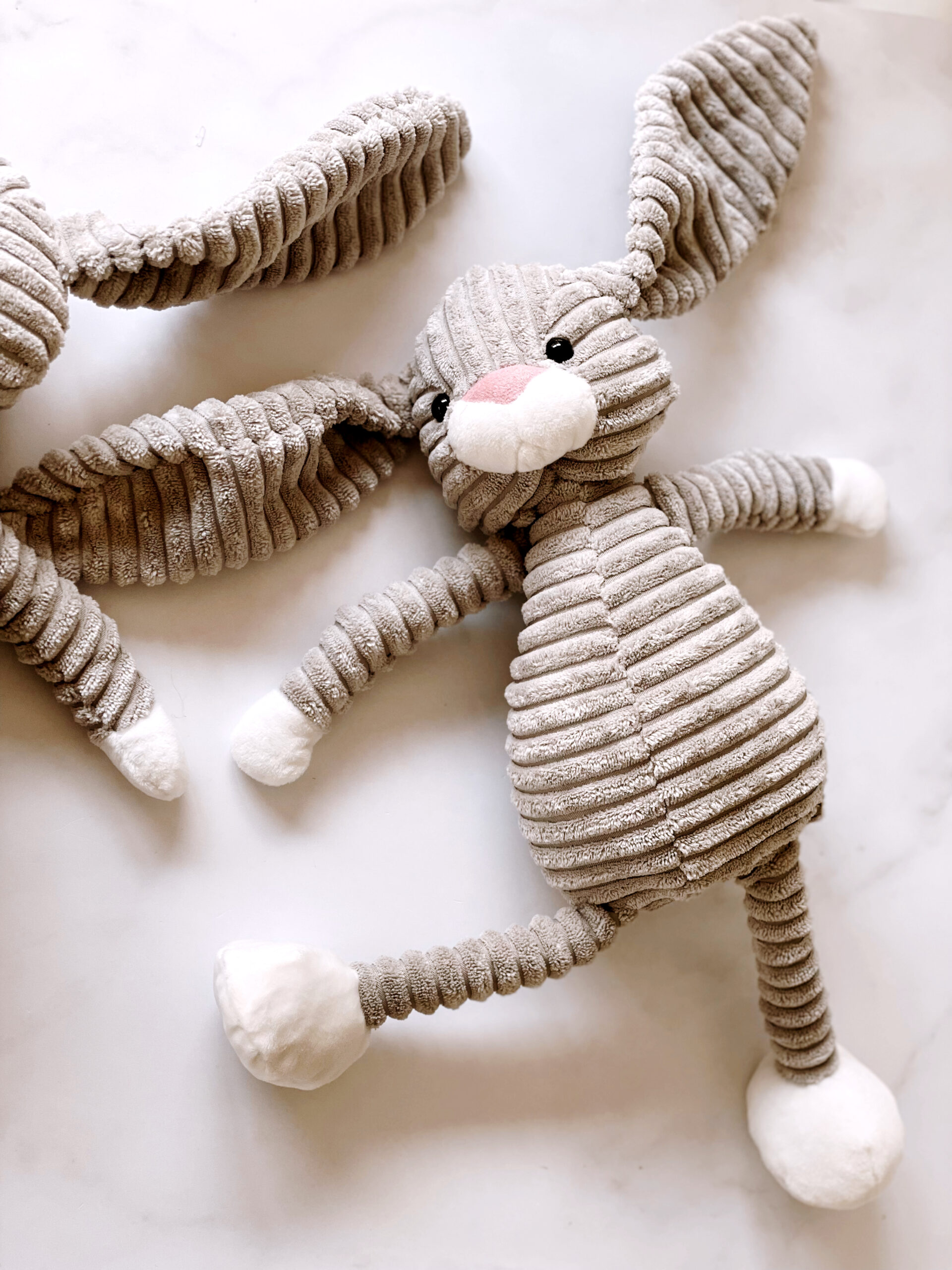 Baby Soft Toy Bunny Grey & White - To Be Gift Boxes