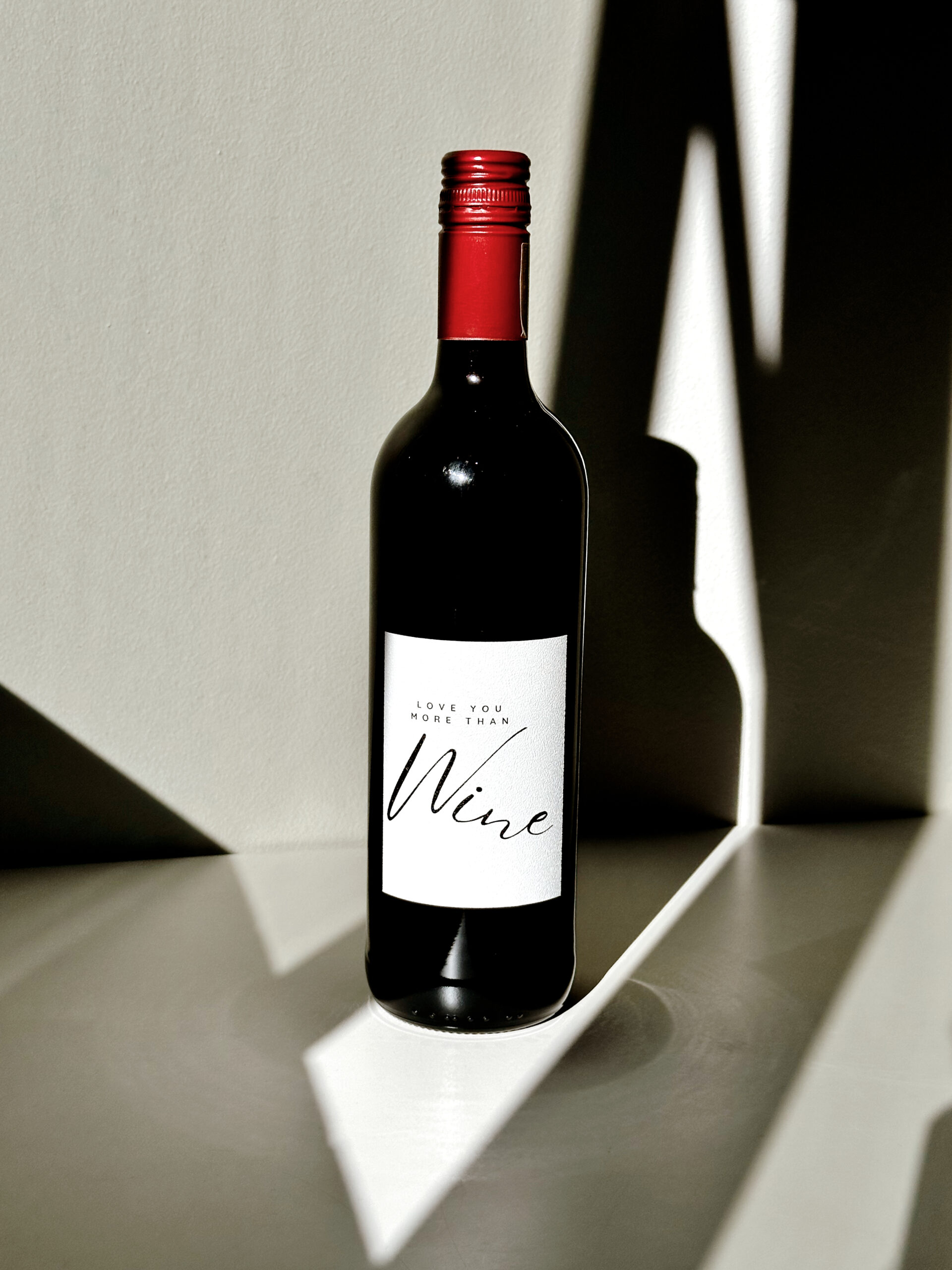 '💃🏼 Drink - 'Love You More Than Wine' Red Wine 750ml - To Be Gift Boxes